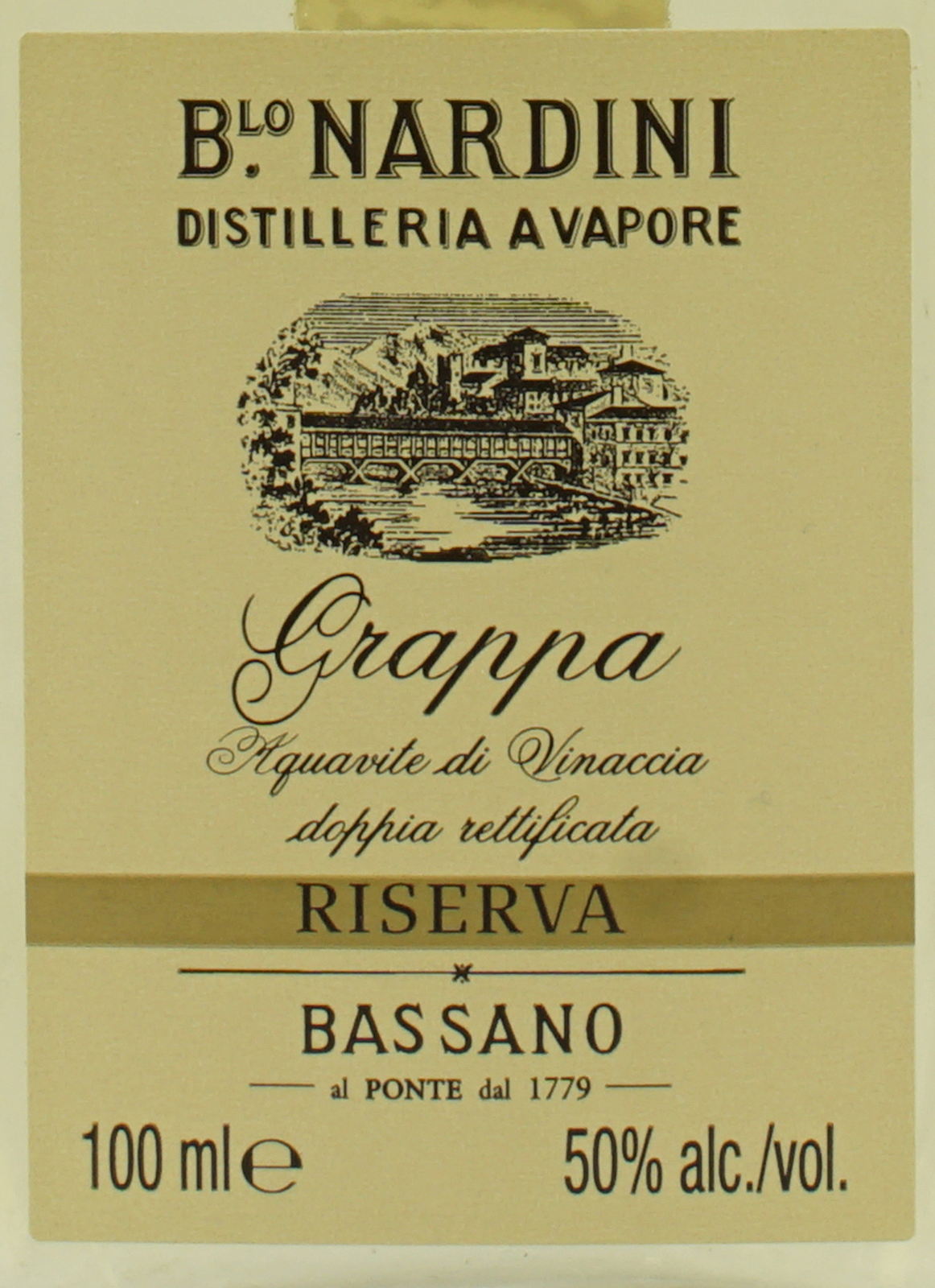 Nardini Grappa Riserva Bassano aus Venetien mit 100 ml