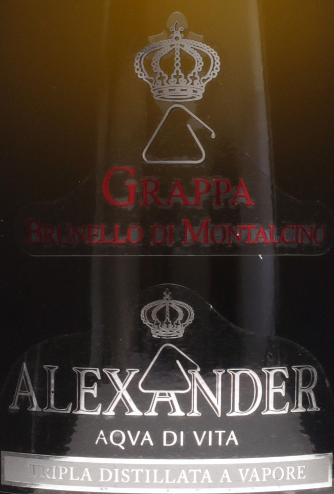 Alexander Grappa Brunello Monovarietale im Shop kaufen.
