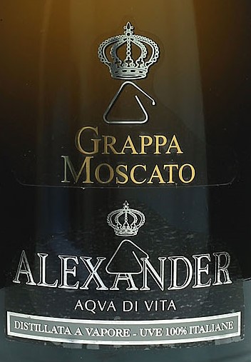 Alexander Grappa Moscato Monovarietale günstig im Shop