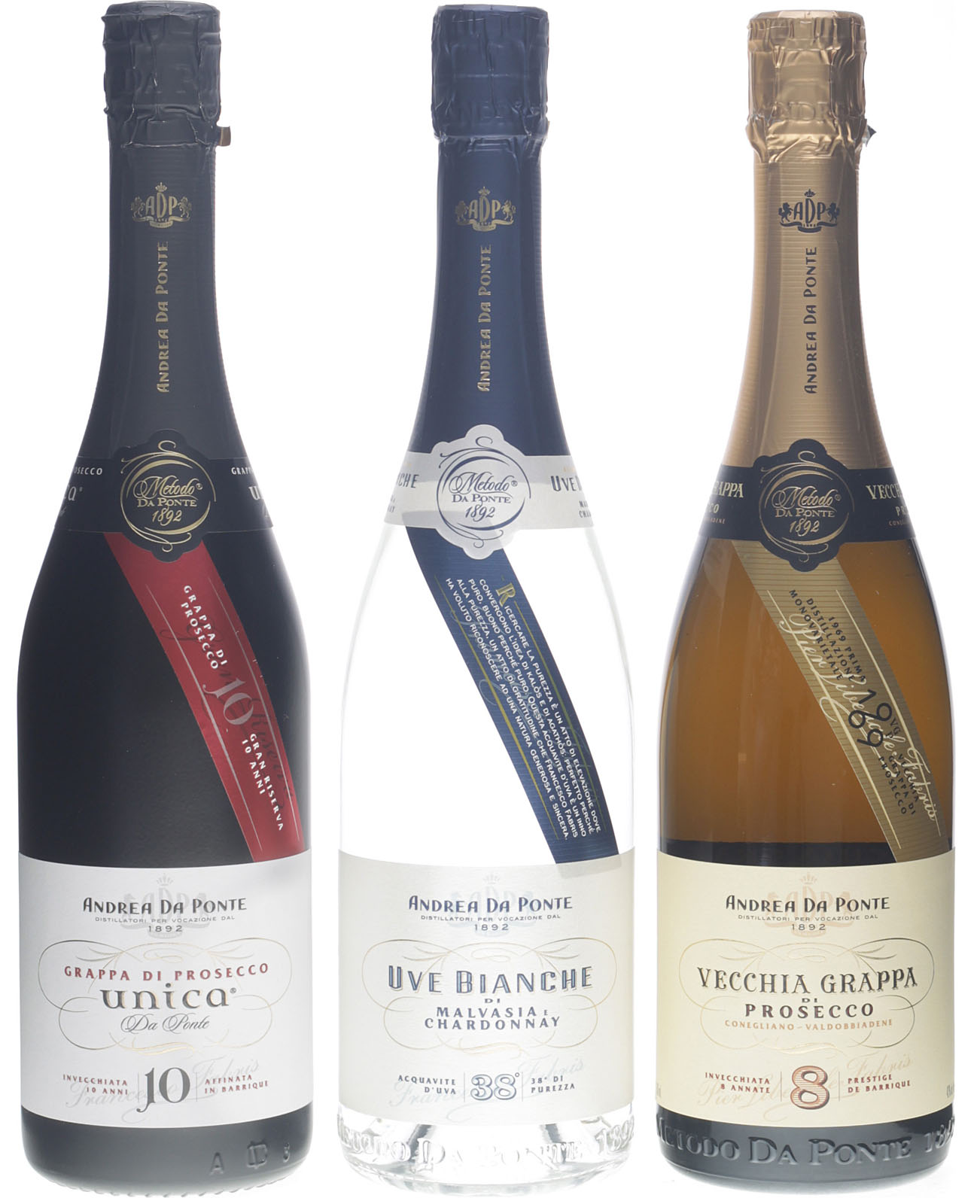 Andrea da Ponte Set mit 3x 0,7l und 6 Gläsern