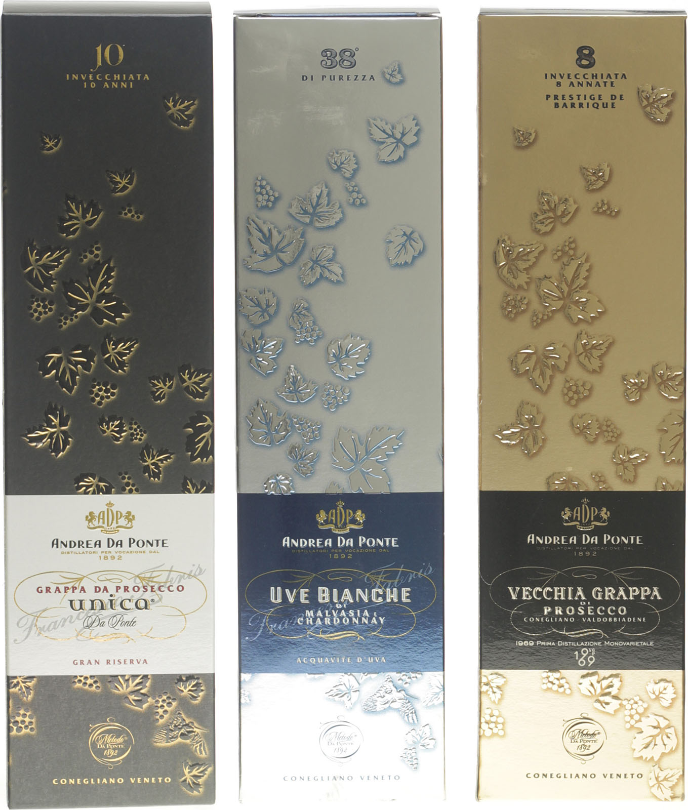 Andrea da Ponte Set mit 3x 0,7l und 6 Gläsern