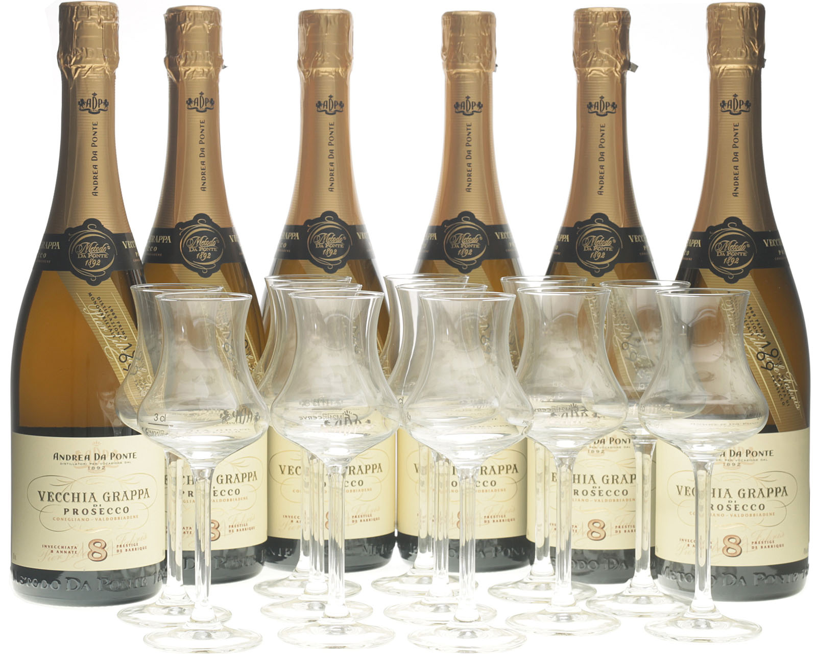 Andrea da Ponte Vecchia di Prosecco mit 6x 0,7l.