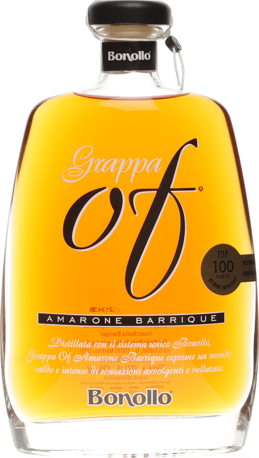 Bonollo Grappa of Amarone Barrique bei uns im Shop