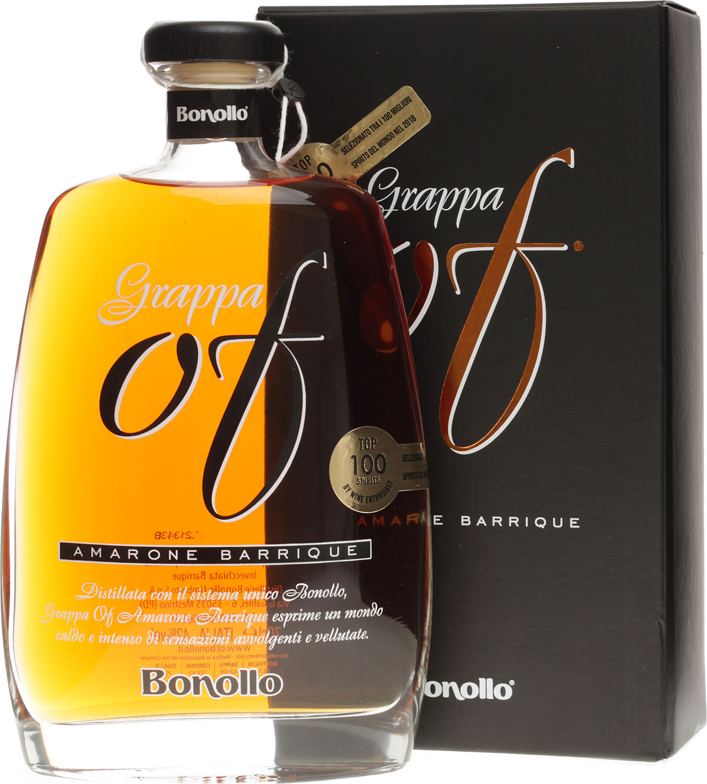 Bonollo Grappa of Amarone Barrique bei uns im Shop