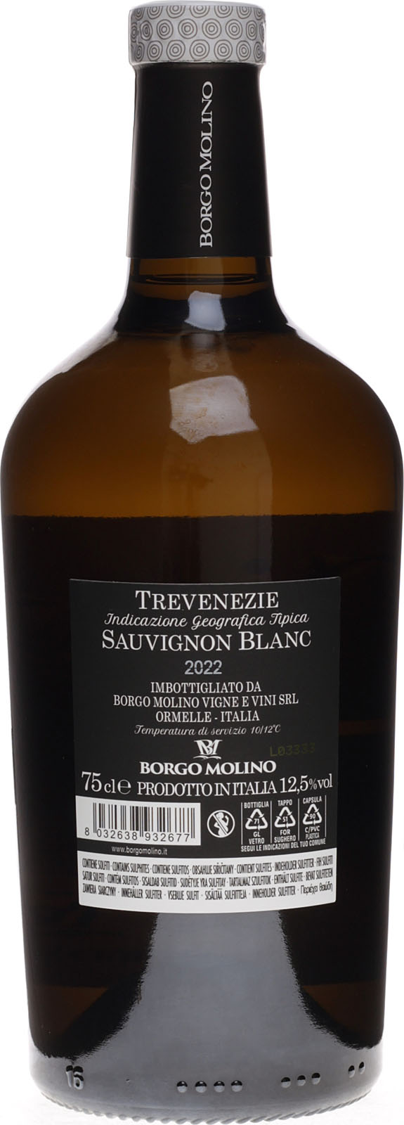 Der frische Wein aus der Region Venetien in Italien