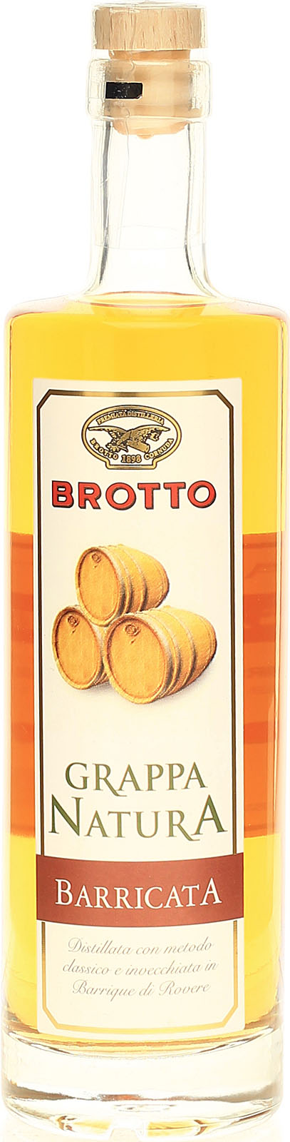Brotto Grappa Natura 700ml 42%