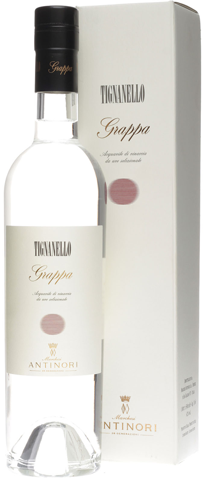 Grappa Tignanello in GP von Antinori mit 0,5 Litern