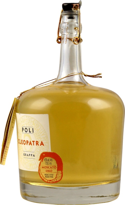 Jacopo Poli Grappa Cleopatra Moscato Oro 700ml 40%