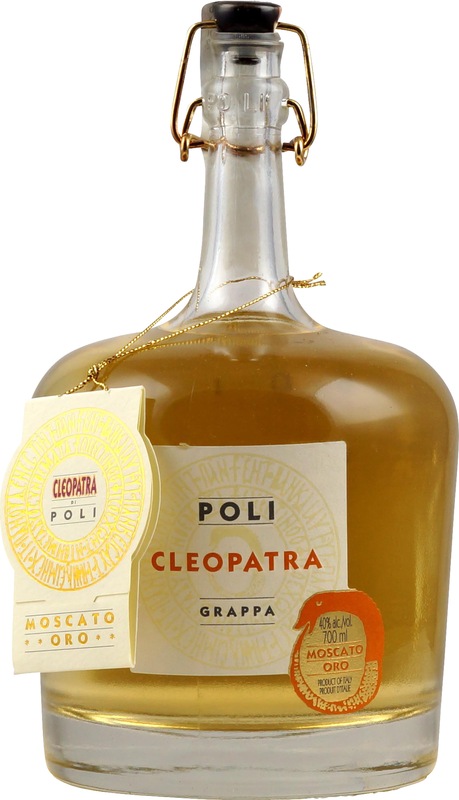 Jacopo Poli Grappa Cleopatra Moscato Oro 700ml 40%