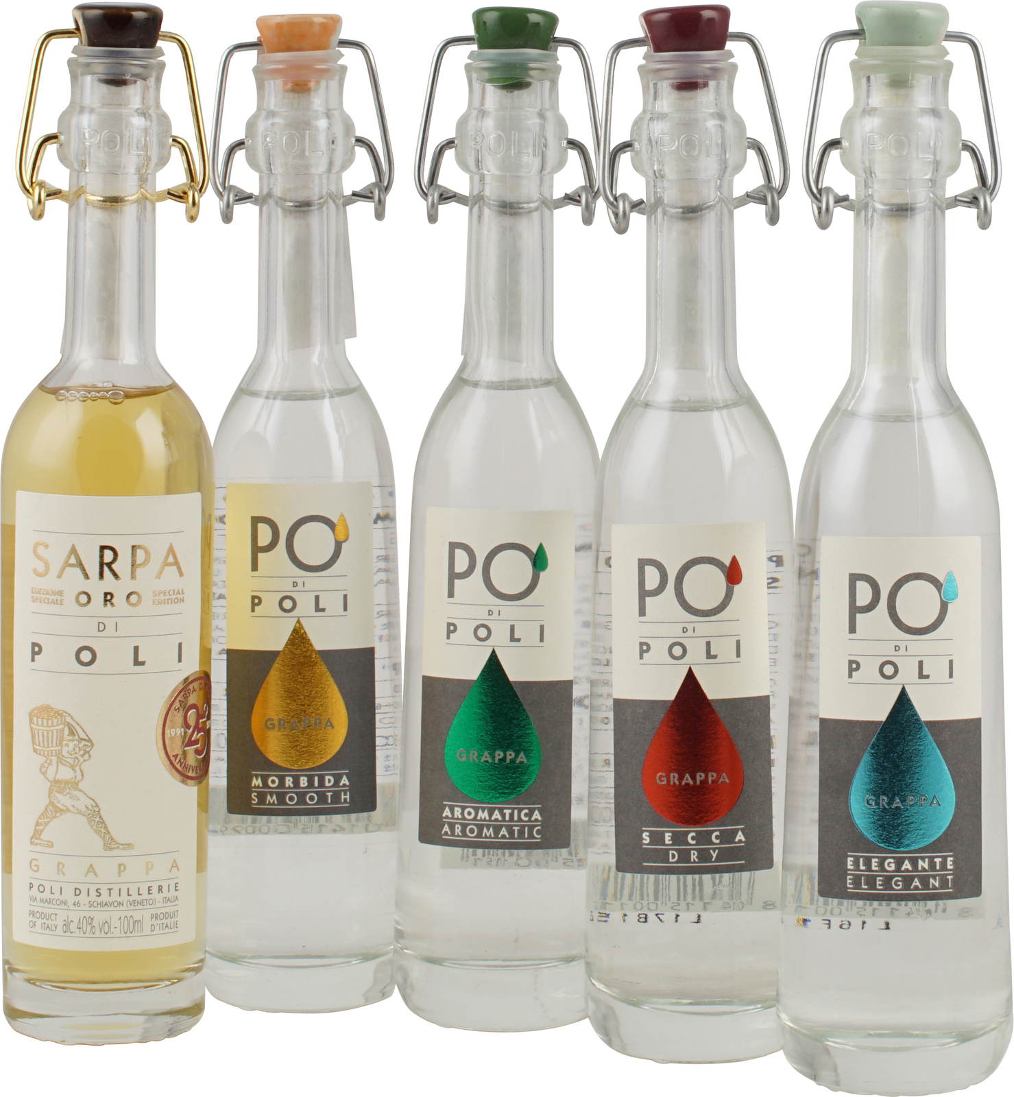 Jacopo Poli Grappa Geschenkset 500ml 40 Jacopo Poli Grappa Geschenkset 500ml 40