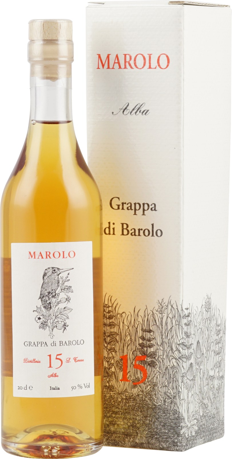 Marolo Grappa Barolo 15 Jahre - Spitzengrappa