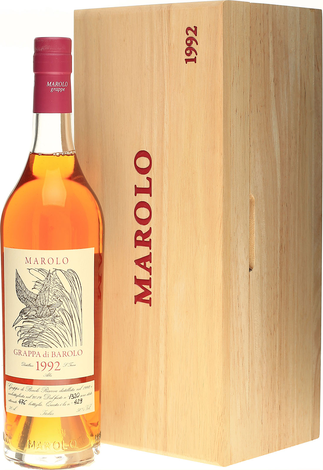 Marolo Grappa di Barolo Jahrgang 1992 bei uns im Shop