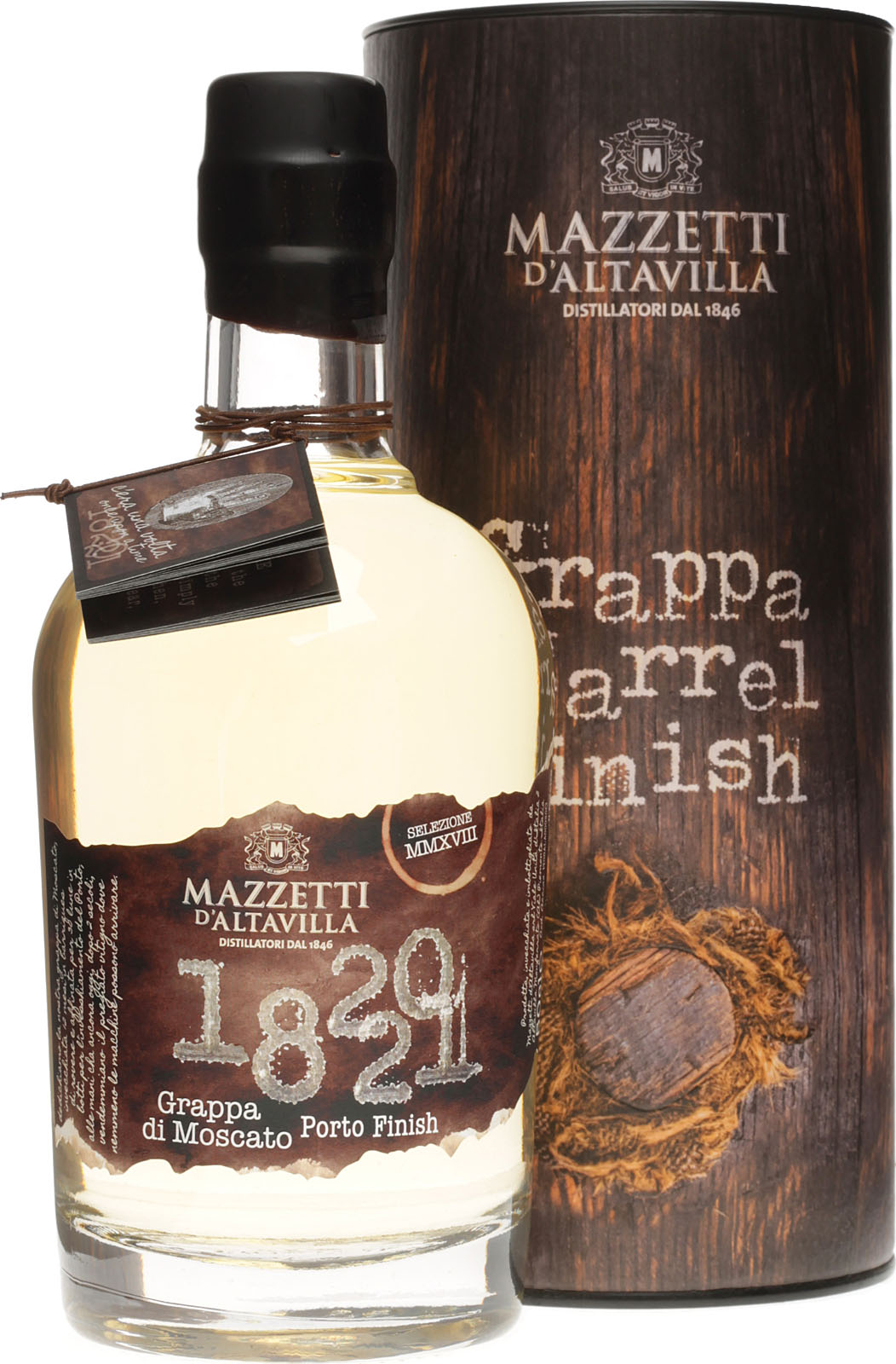 Mazzetti d´Altavilla 1820 - 1821 Grappa Moscato Port