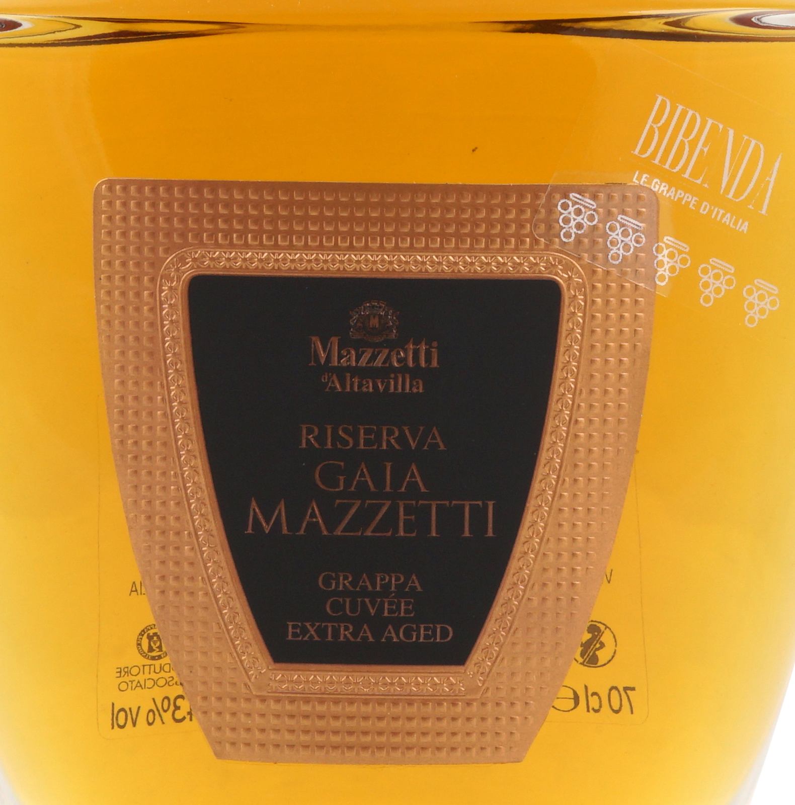 Mazzetti dAltavilla Grappa Reserva Gaia 700ml 43%