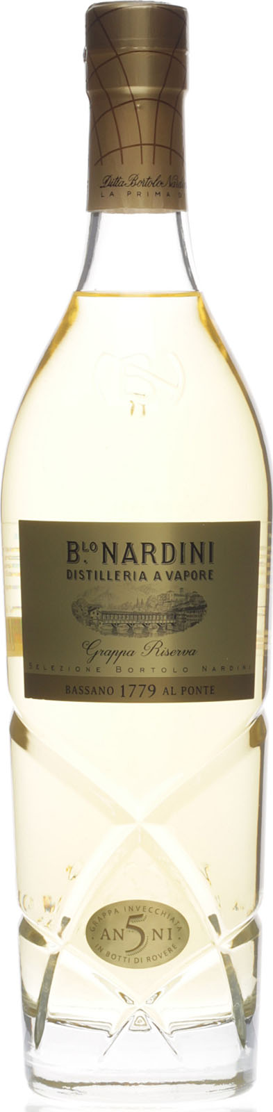 Nardini Grappa Riserva 5 Anni 0,7 Liter im shop kaufen.