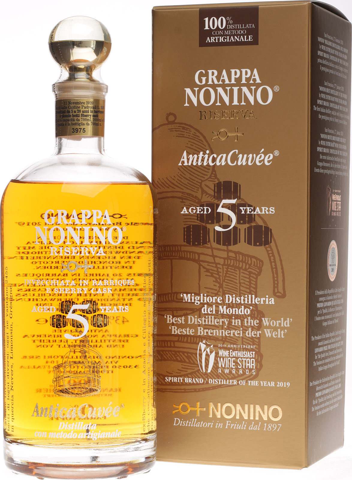 Nonino Grappa Antica Cuvee 700ml 43% Nonino Grappa Antica Cuvee 700ml 43%