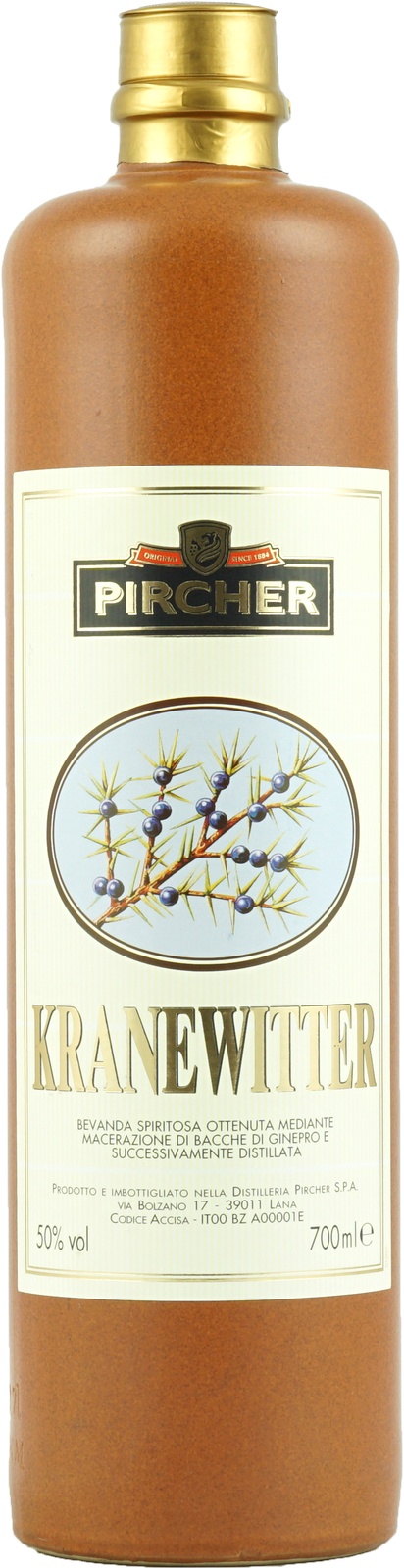 Pircher Kranewitter 0,7 L - Wacholderbeeren Schnaps