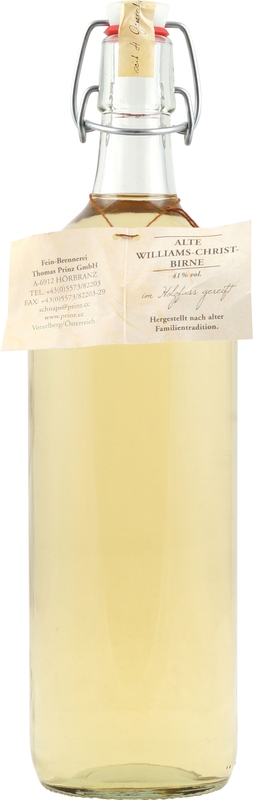 Prinz Alte Williams-Christ-Birne Schnaps mit 1 Liter