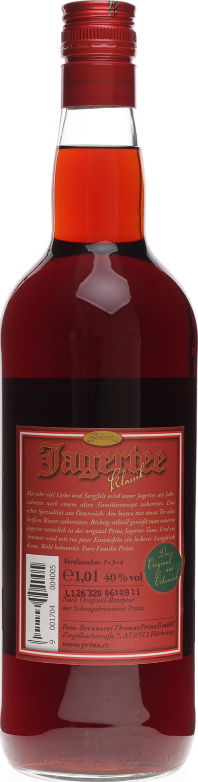 Prinz Jagertee Klassik 1 Liter im Shop günstig kaufen.
