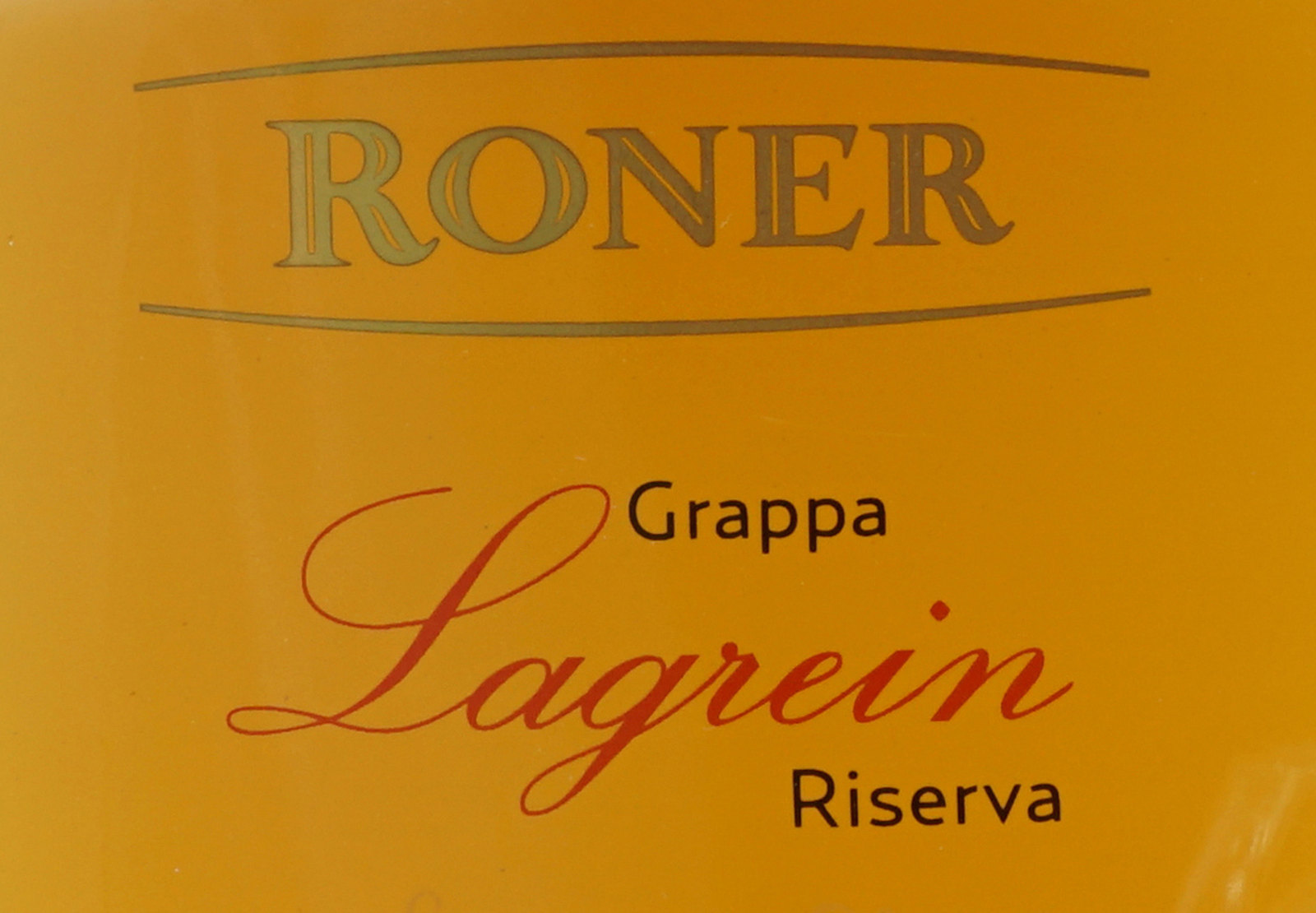 Roner Grappa Lagrein Riserva 0,7 Liter 40 % Vol.