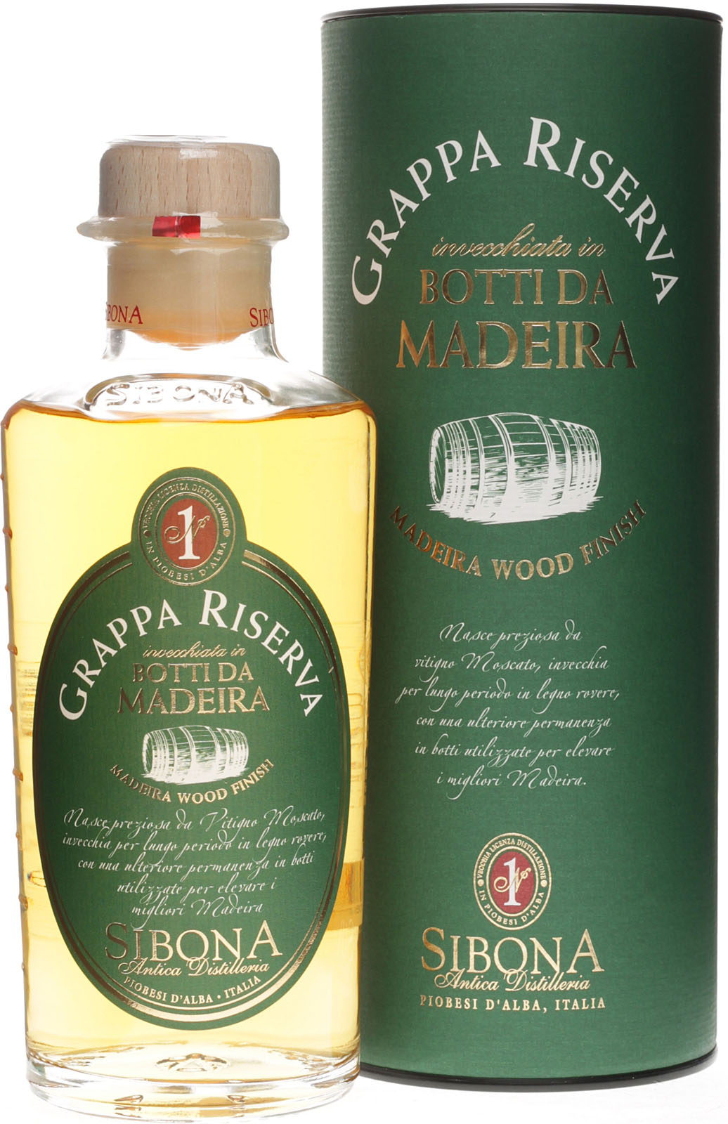 Sibona Grappa Botti da Madeira 500ml 44%