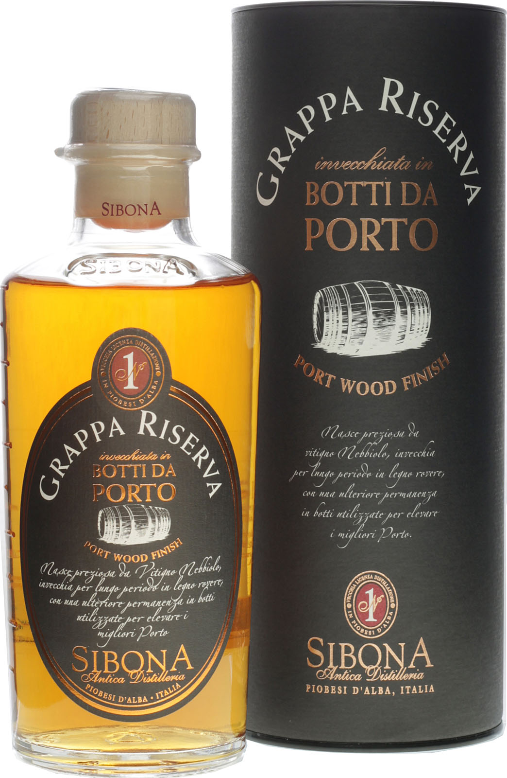 Sibona Grappa Botti da Porto 0,5 Liter 40 % Vol.