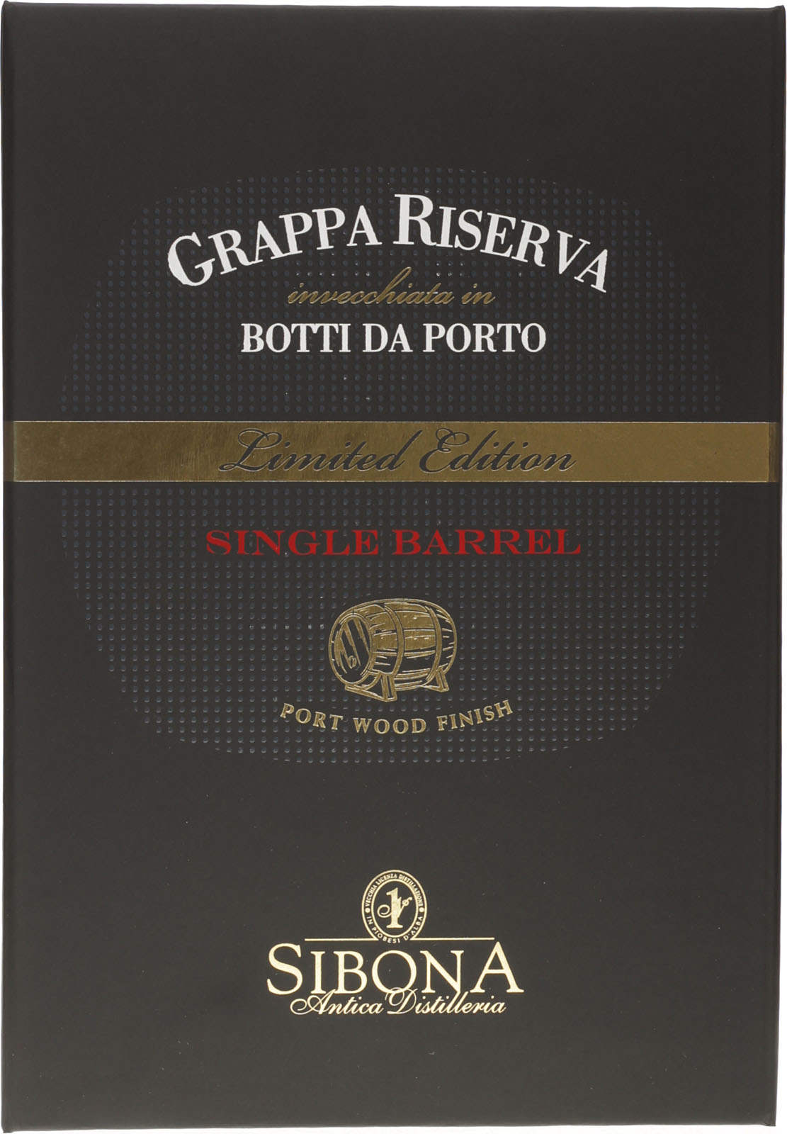 Sibona Grappa Botti da Porto Single Barrel mit 700 ml