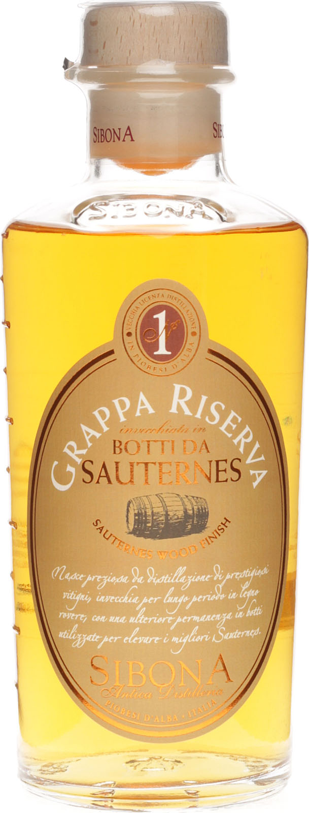 Sibona Grappa Botti da Sauternes, Grappa Premium
