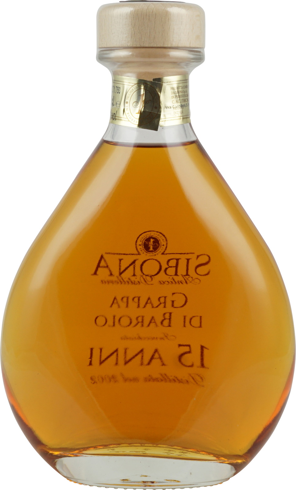 Sibona Grappa di Barolo Invecchiata 15 Jahre mit 0,5l