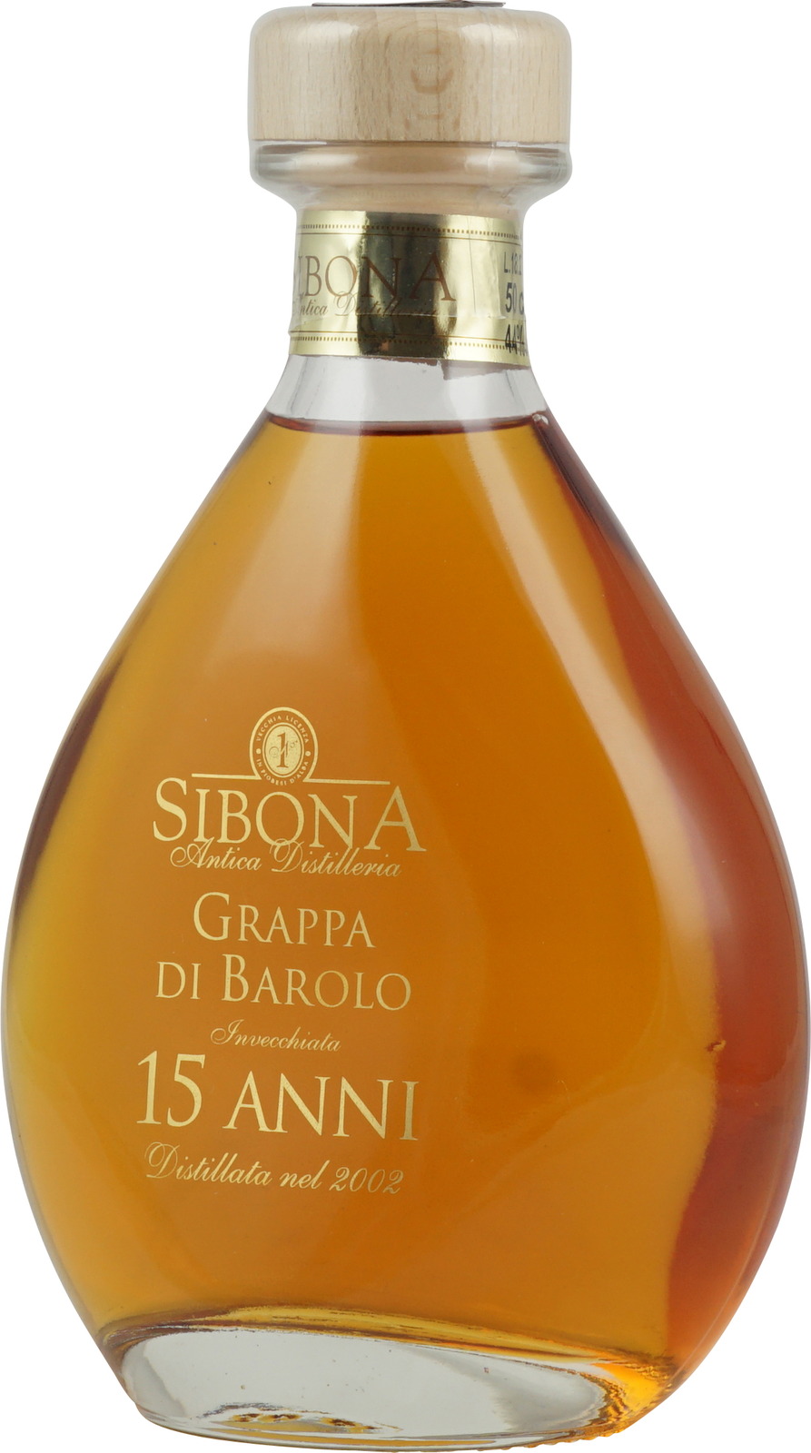 Sibona Grappa di Barolo Invecchiata 15 Jahre mit 0,5l